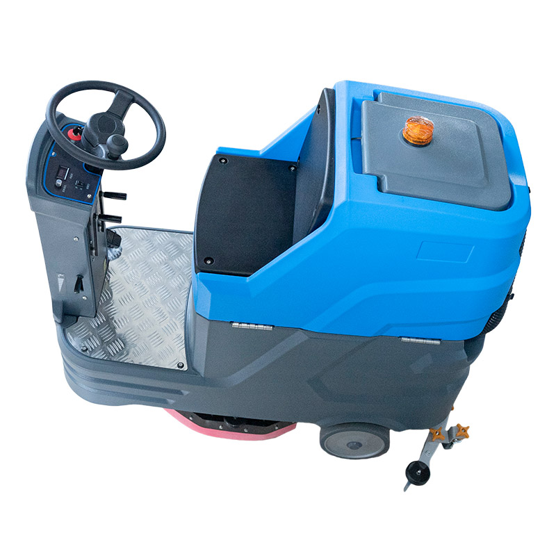 Ride-On Floor Scrubber Machine – Industrial Floor Cleaning Equipment ...