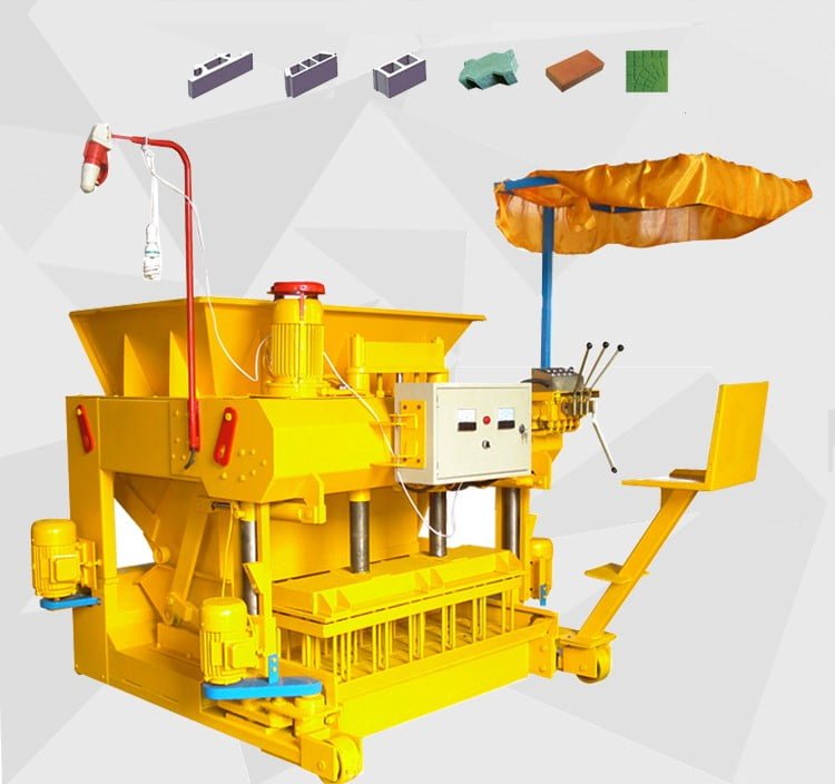 Automatic Concrete Block Making Machine, Brick Size 400*100*200 mm, 400 ...