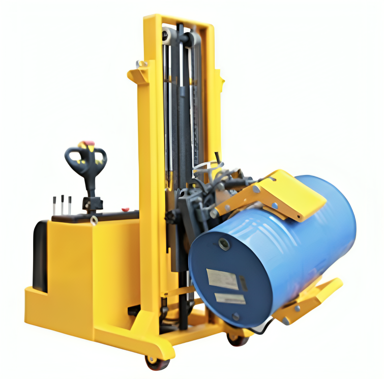Electric Hydraulic Drum Stacker with 360° Rotating Clamp – 1000kg ...