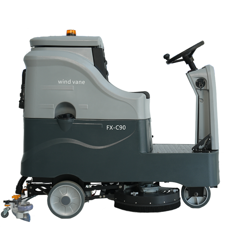 Commercial Floor Scrubber – Electric Industrial Floor Cleaning Machine ...