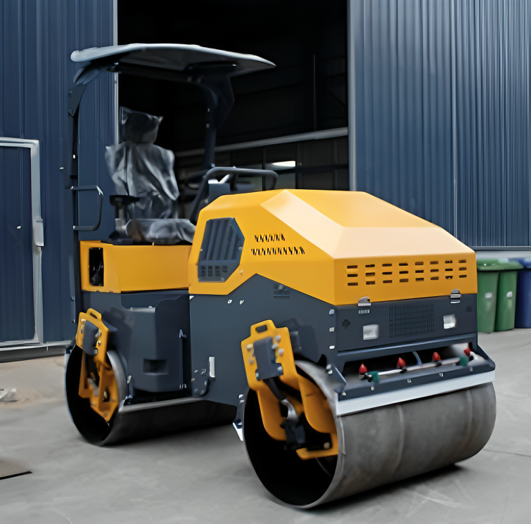 3000kg Ride-On Diesel Engine Mini Road Roller | Renco Industrial