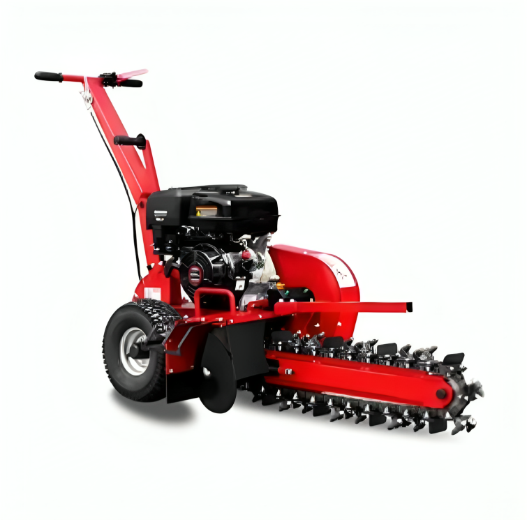 15hp Petrol Self-Propelled Walk-Behind Trencher | Renco Industrial