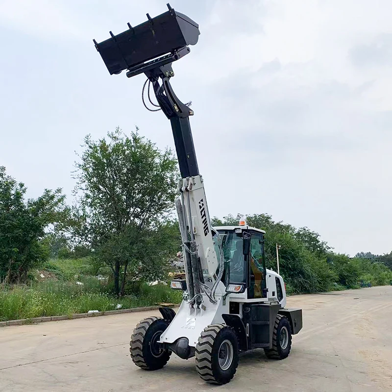 Telescopic Loader, 1 ton, 2300mm Bucket Width, 3750/2860mm Dumping ...